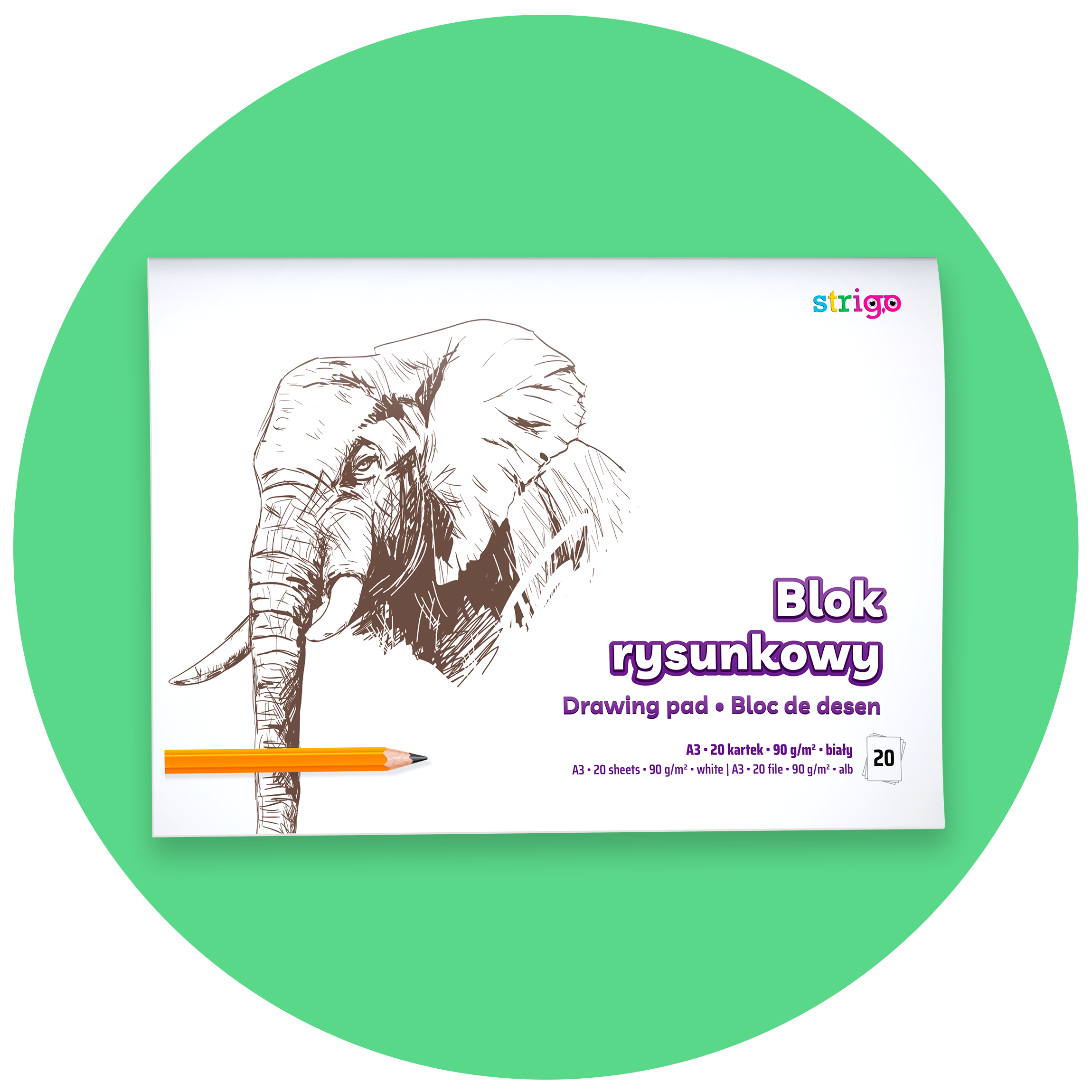 Bloki rysunkowe dla dzieci | Sklep Strigo